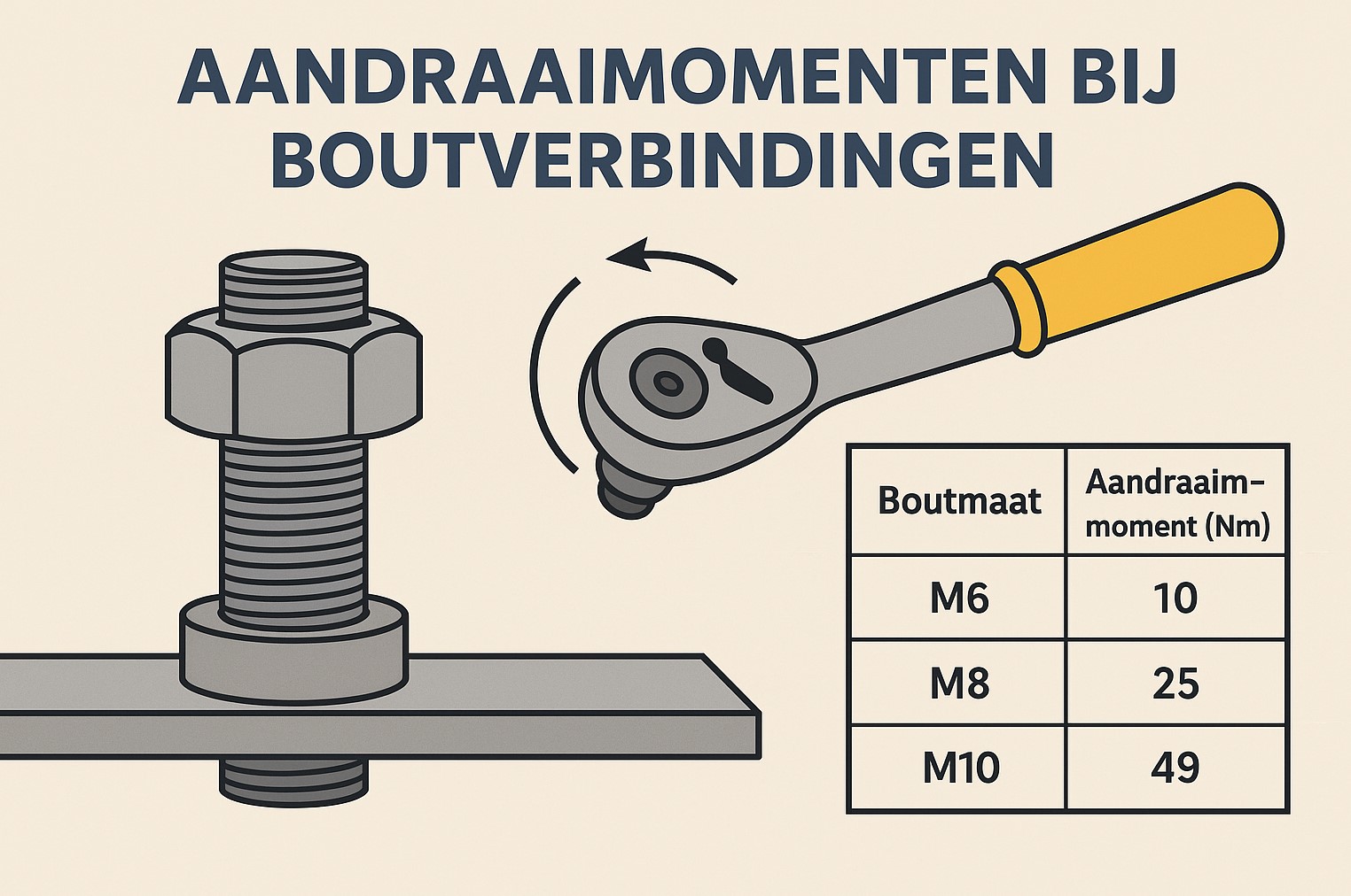 Aandraaimomenten bij boutverbindingen: waarom het zo belangrijk is om het juiste moment te ...